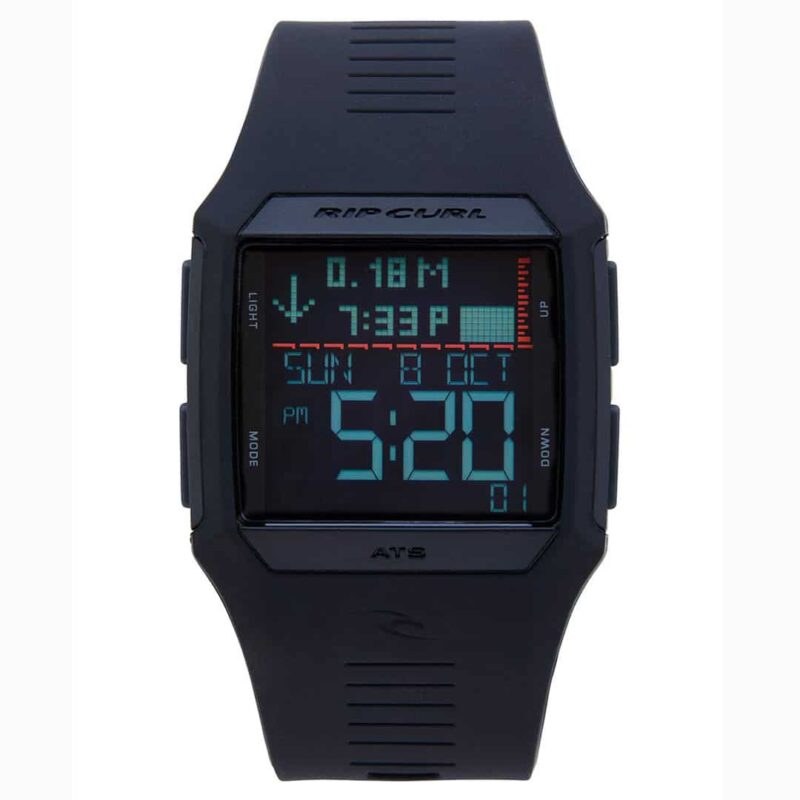 Rip Curl Watch Rifles SS Tide Black - Coastal Sports - NZ