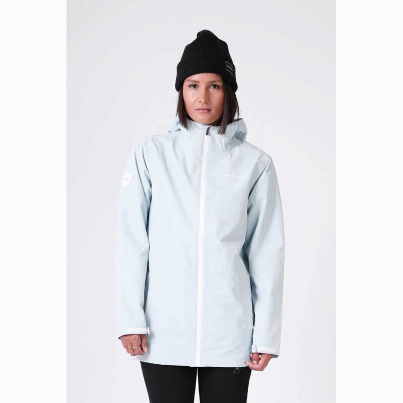 Rpm Women's Jacket Showerproof Light Blue - Coastal Sports