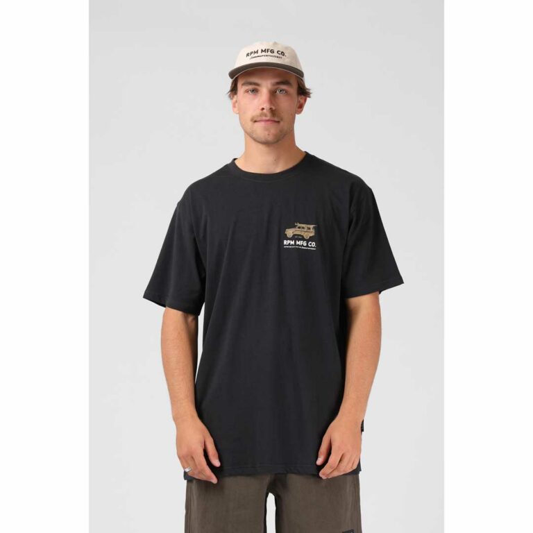 RPM Men's Landy Tee Washed Black - Coastal Sports