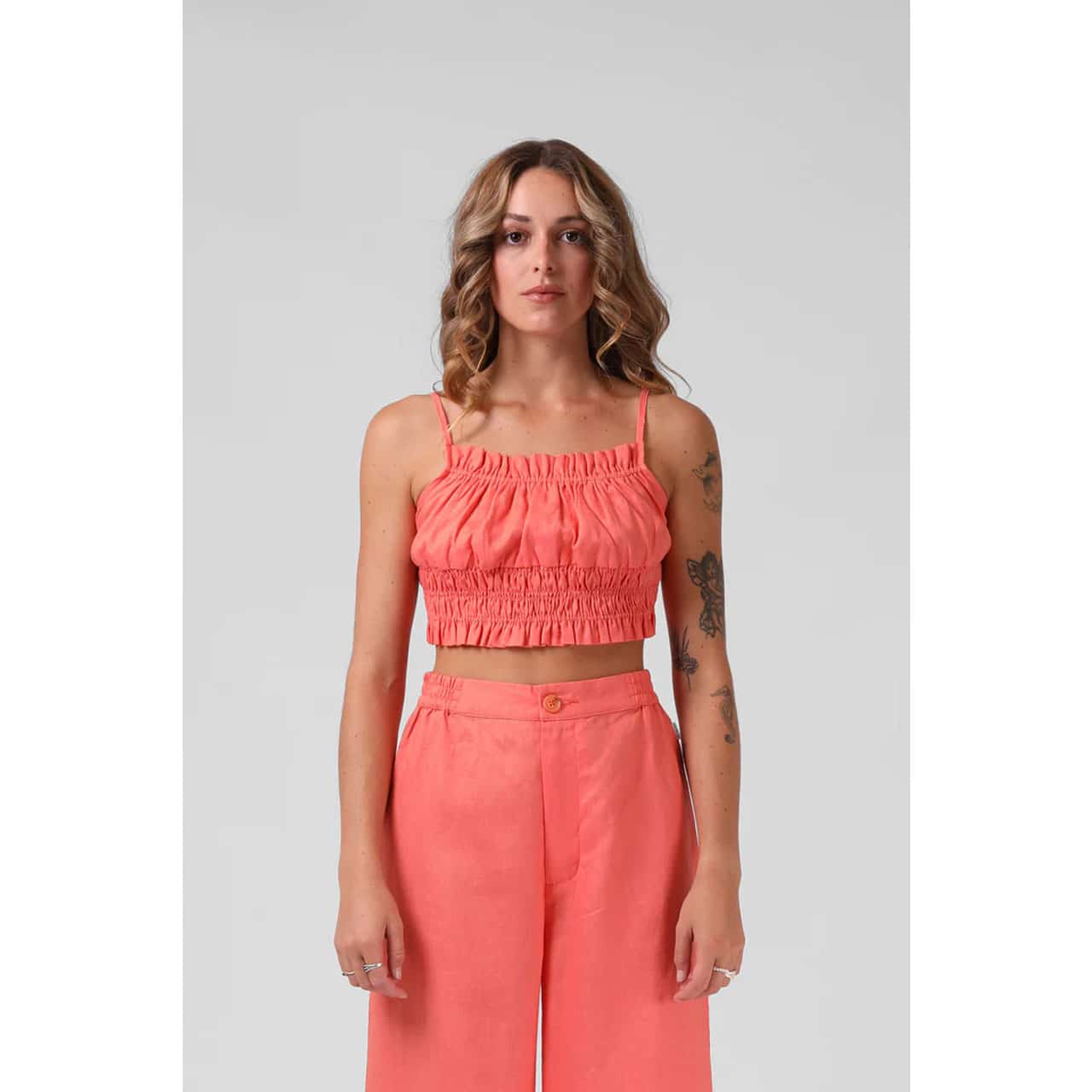 RPM Women's Shell Crop Washed Coral - Coastal Sports