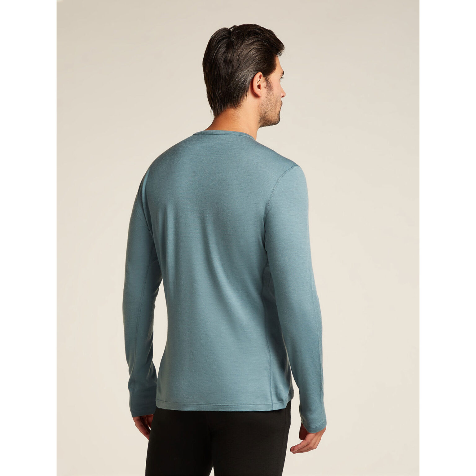 Icebreaker Men's 200 Oasis LS Crewe BLUE ASH - Coastal Sports