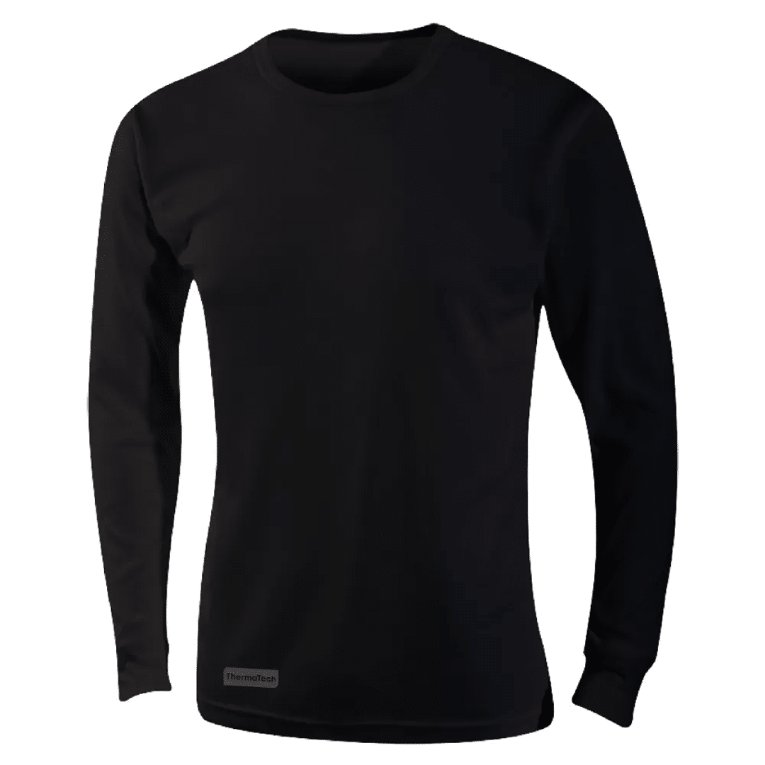 Thermatech Men's LS SpeedDri Base Black - Coastal Sports