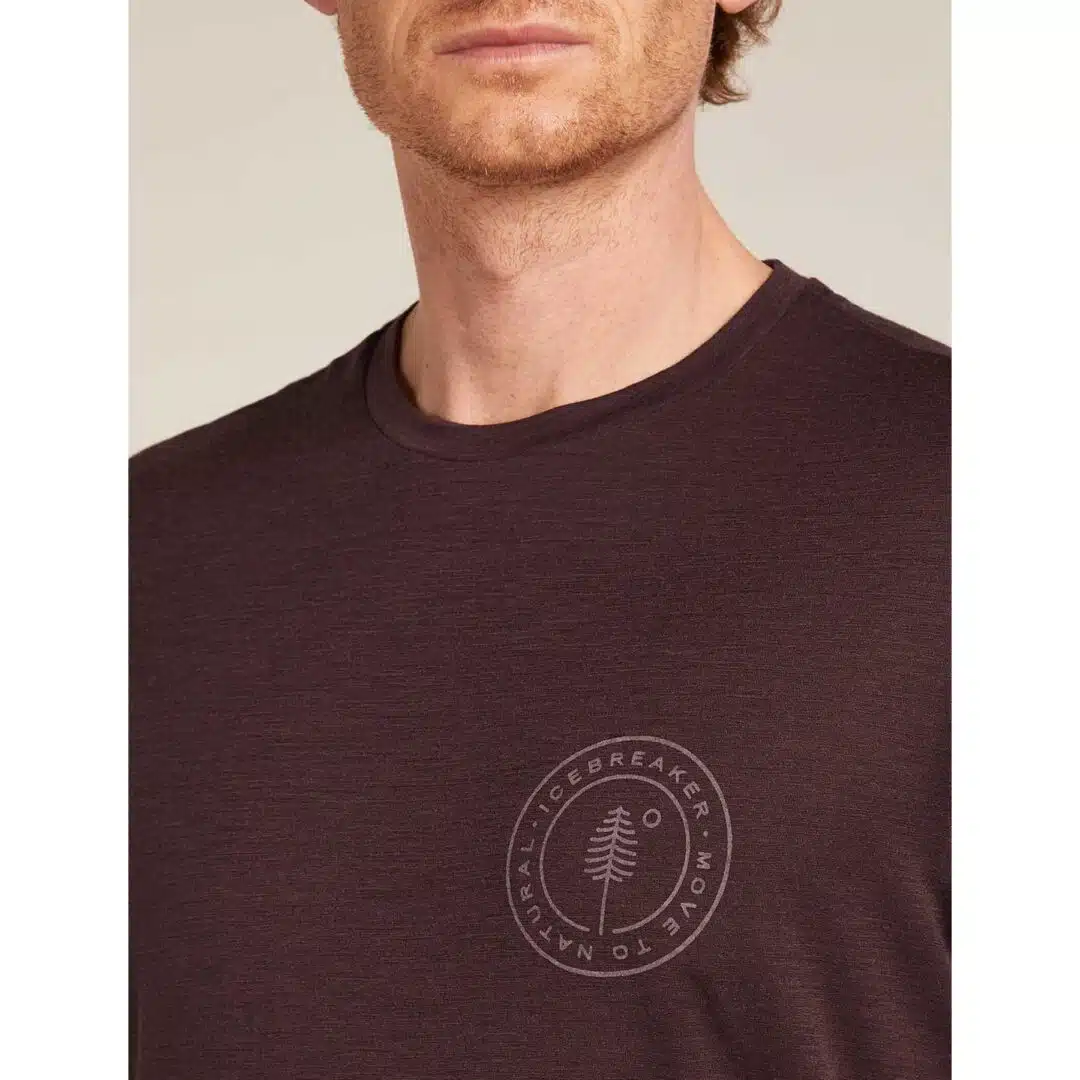 Icebreaker Men's 150 TL SS Tee Hike Na JAVA - Coastal Sports