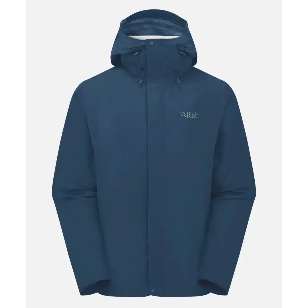Rab Men's Downpour Jacket Tempest Blue - Coastal Sports